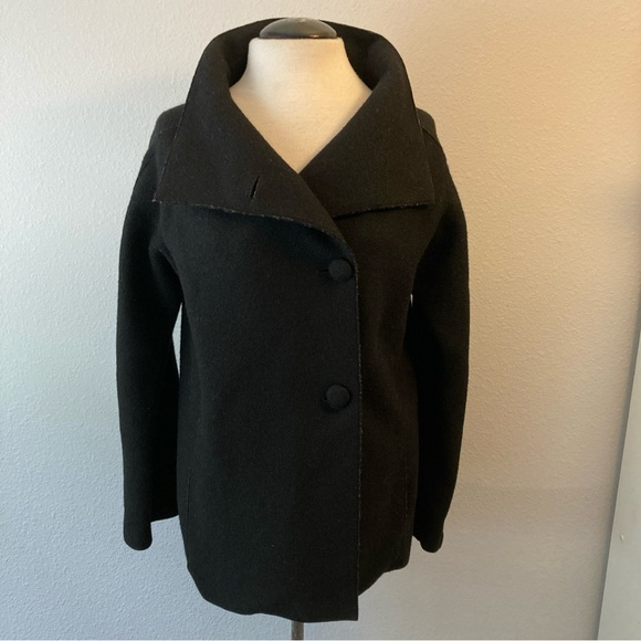 Beyond Threads | Jackets & Coats | Beyond Threads Black Wool Coat L ...